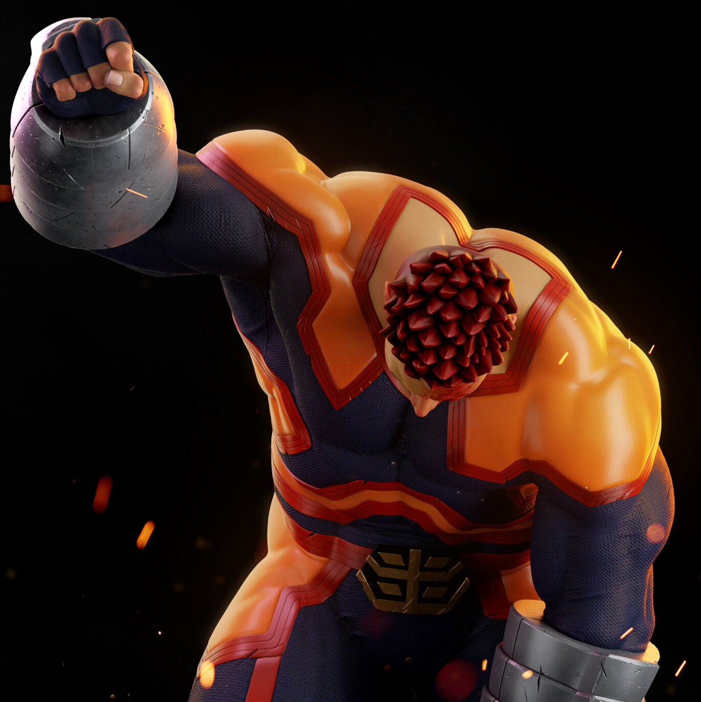 ArtStation - Endeavor- Boku no Hero Academia - FAN ART