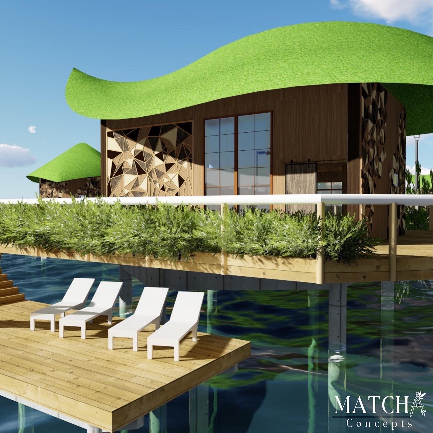 ArtStation - Concept Design for a Beach House