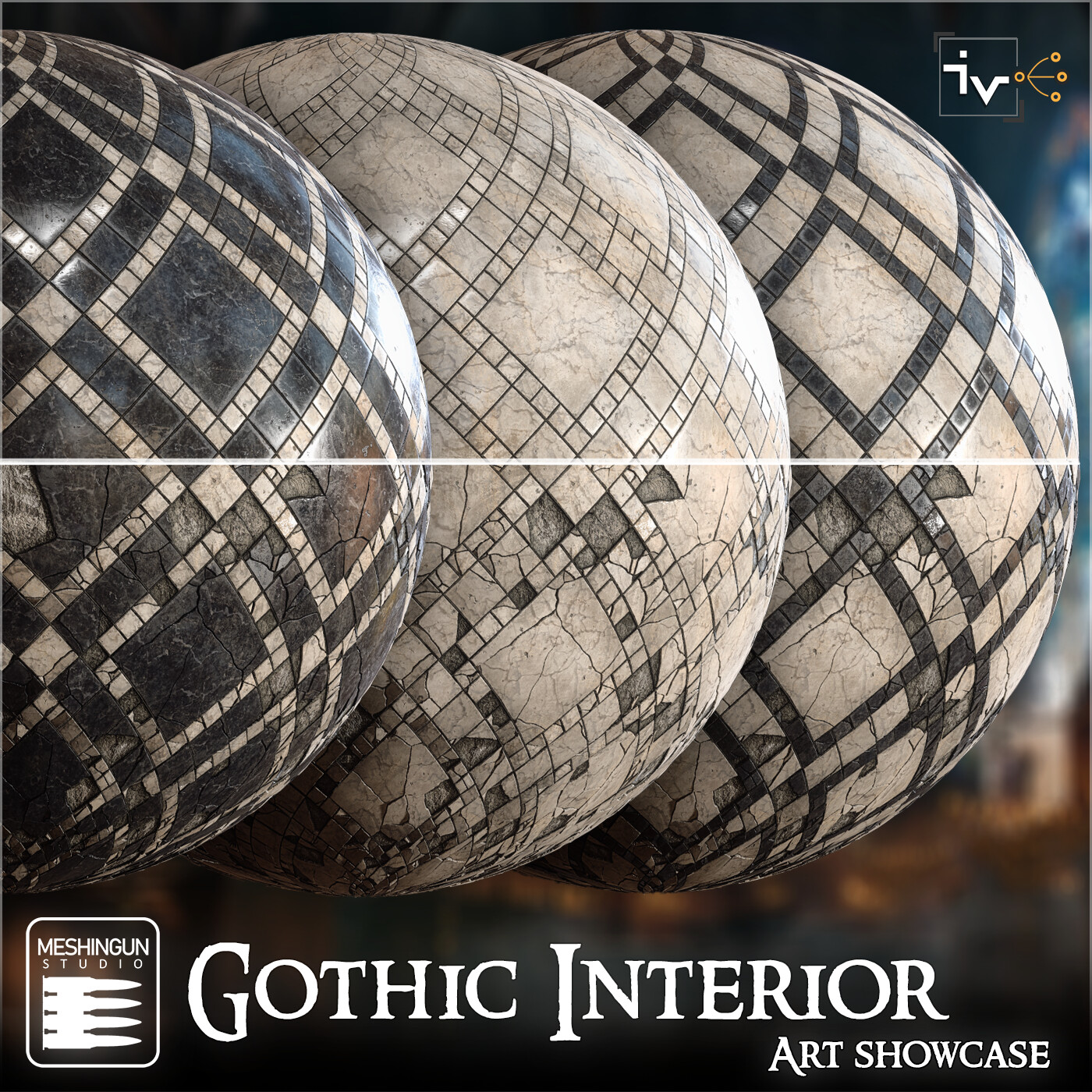 ArtStation - Gothic Interior Cathedral Megapack | Materials #02 ...