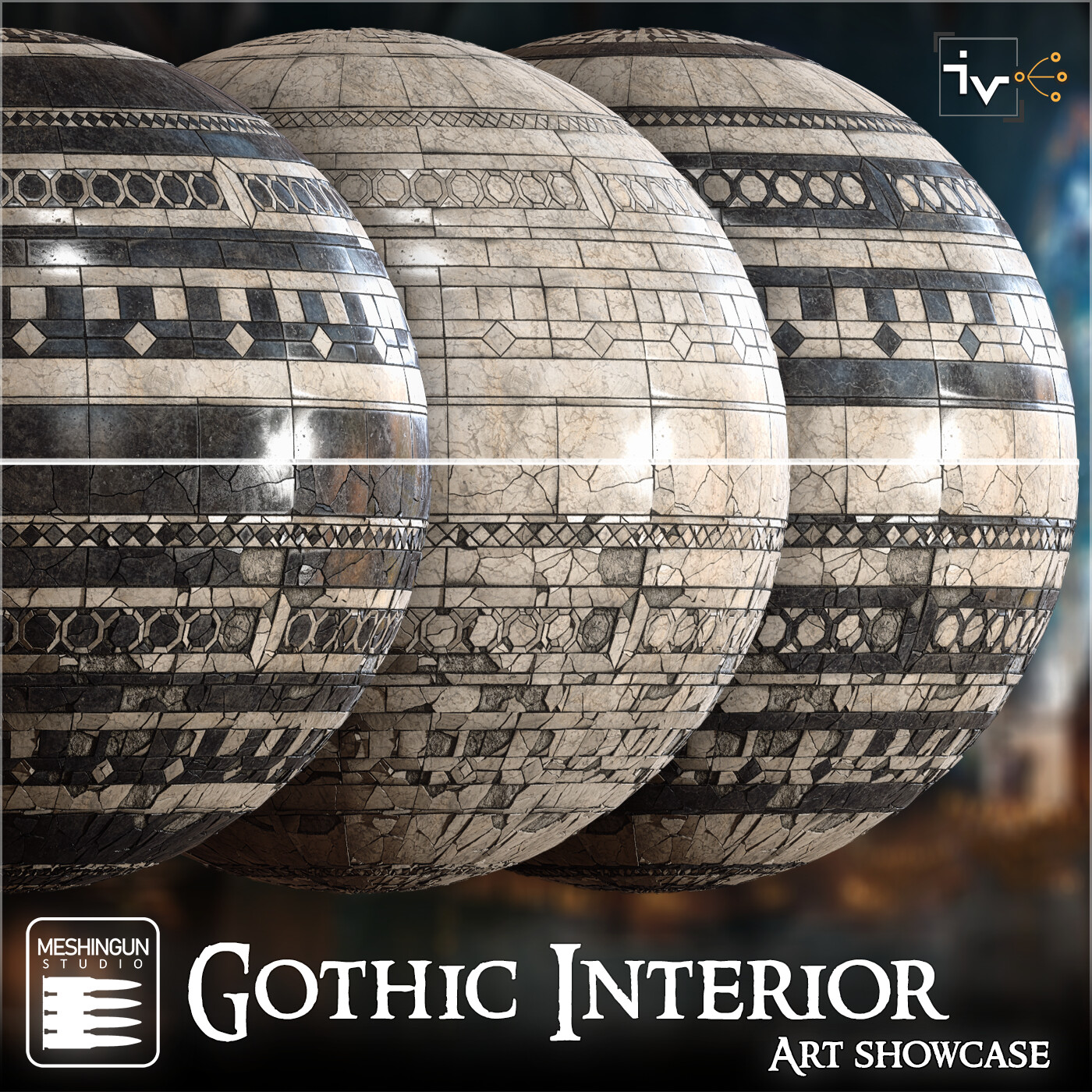ArtStation - Gothic Interior Cathedral Megapack | Materials #03 ...