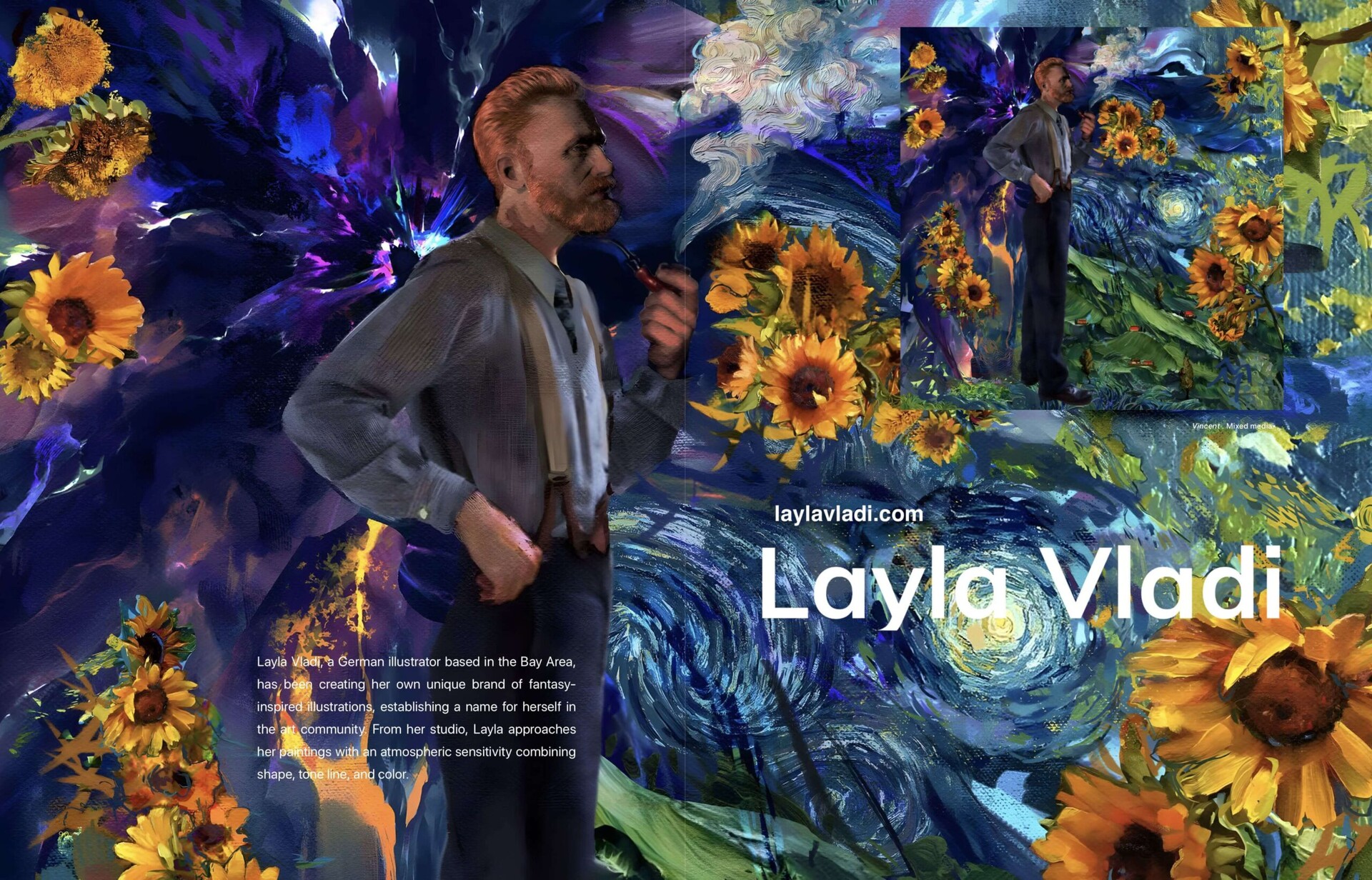 Layla Vladi - I was recently featured in a magazine ISSUE 56