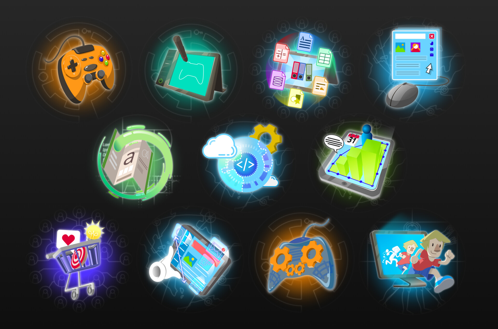 ArtStation - Learning courses icons