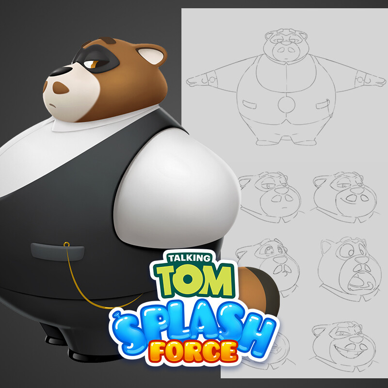 ArtStation - Talking Tom Splash Force - Big Papa