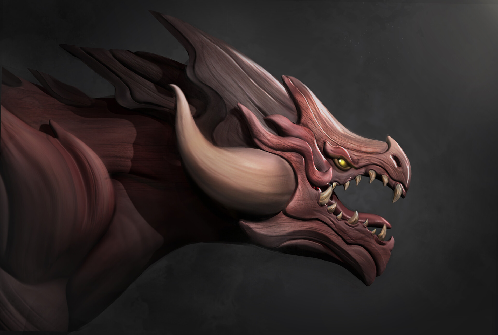ArtStation - Dragon head