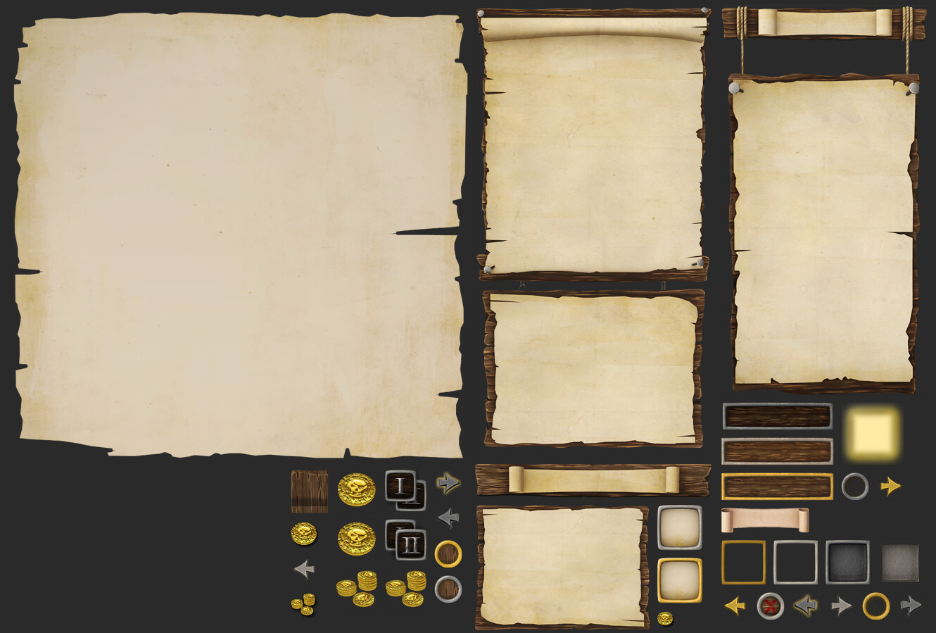 ArtStation - UI Design - Blackreef Pirates (2012)