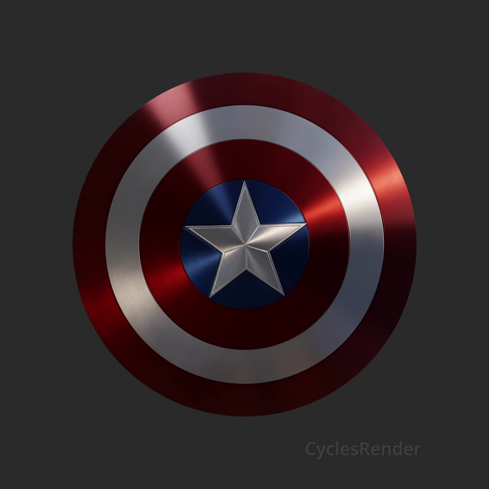 ArtStation - Captain America's Shield from the Marvel Cinematic Universe