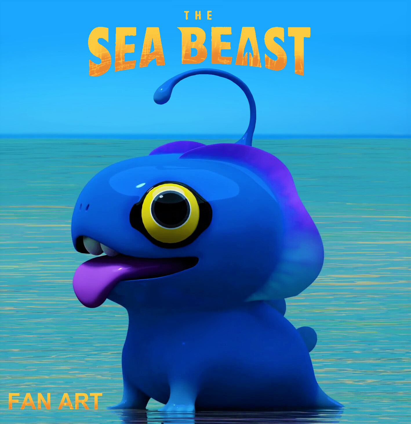 ArtStation - Blue "The sea beast" - Fan Art