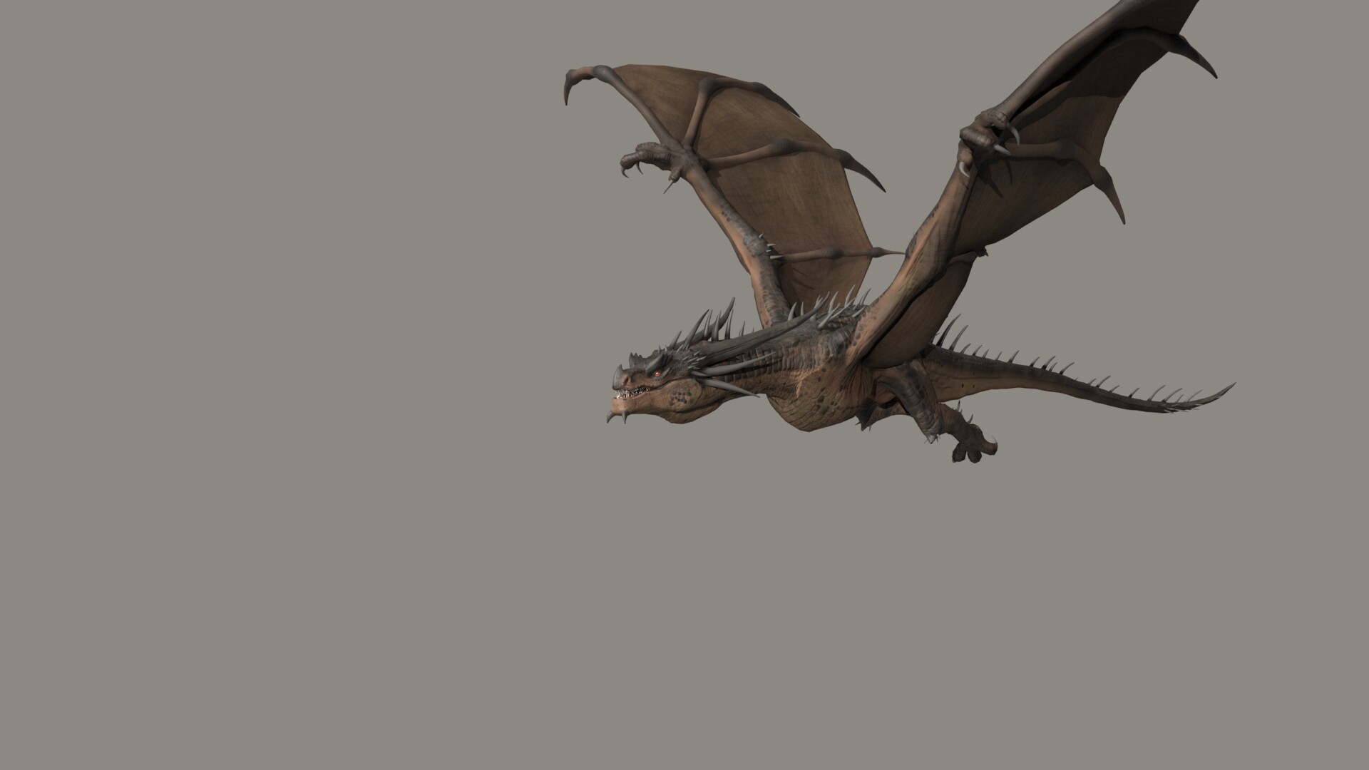 ArtStation - Dragon Flying Animation