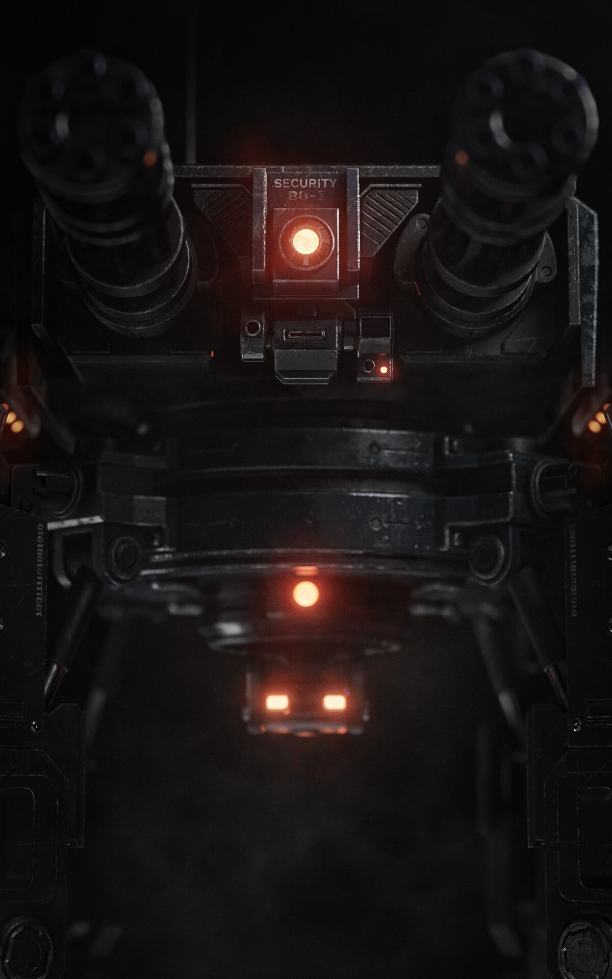 ArtStation - The Assault-bot Rawcorp Low-poly 3D model