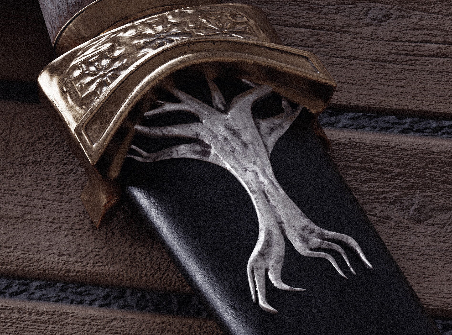 ArtStation - Silver dagger of Dazhdbog