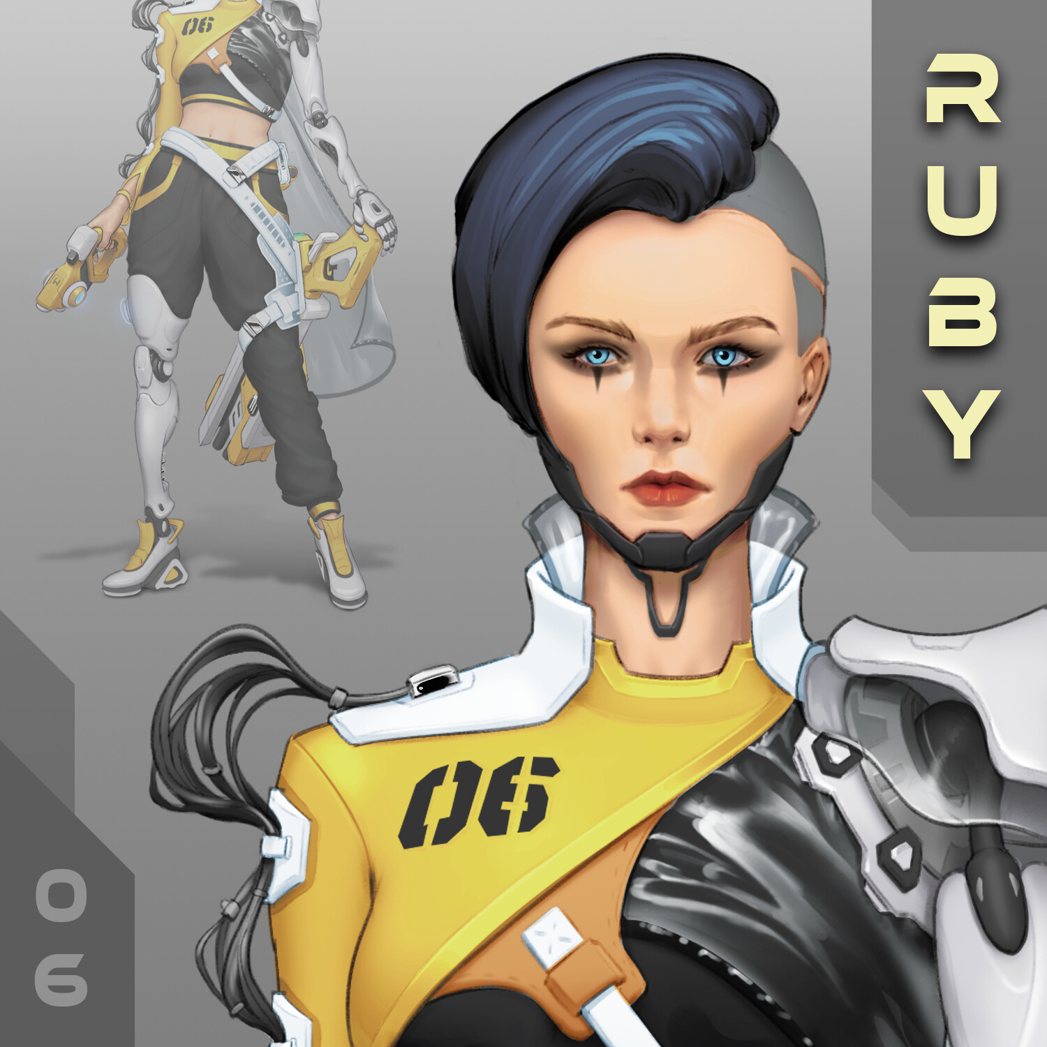 ArtStation - Ruby (character concept art)