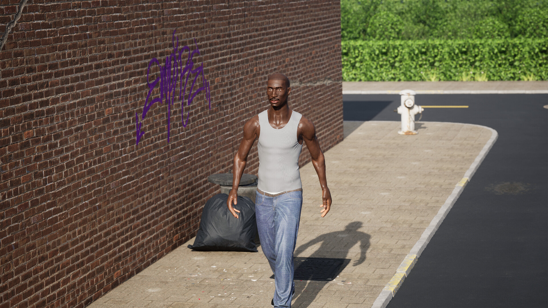 ArtStation - CJ - San Andreas Remake