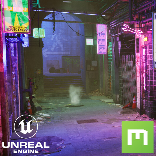 ArtStation - Neon Bazaar