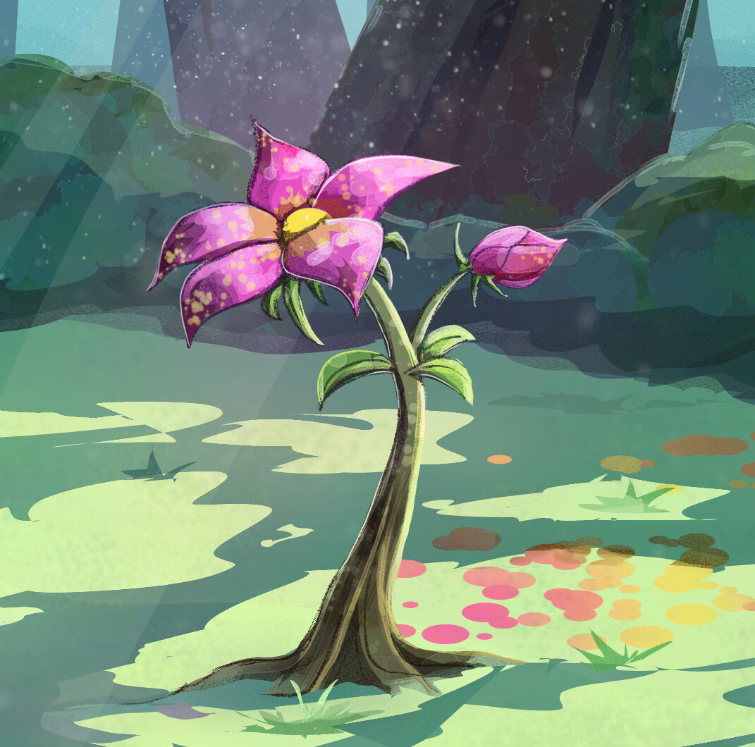 ArtStation - Stylized Enviro Development - Painted in Clip Studio