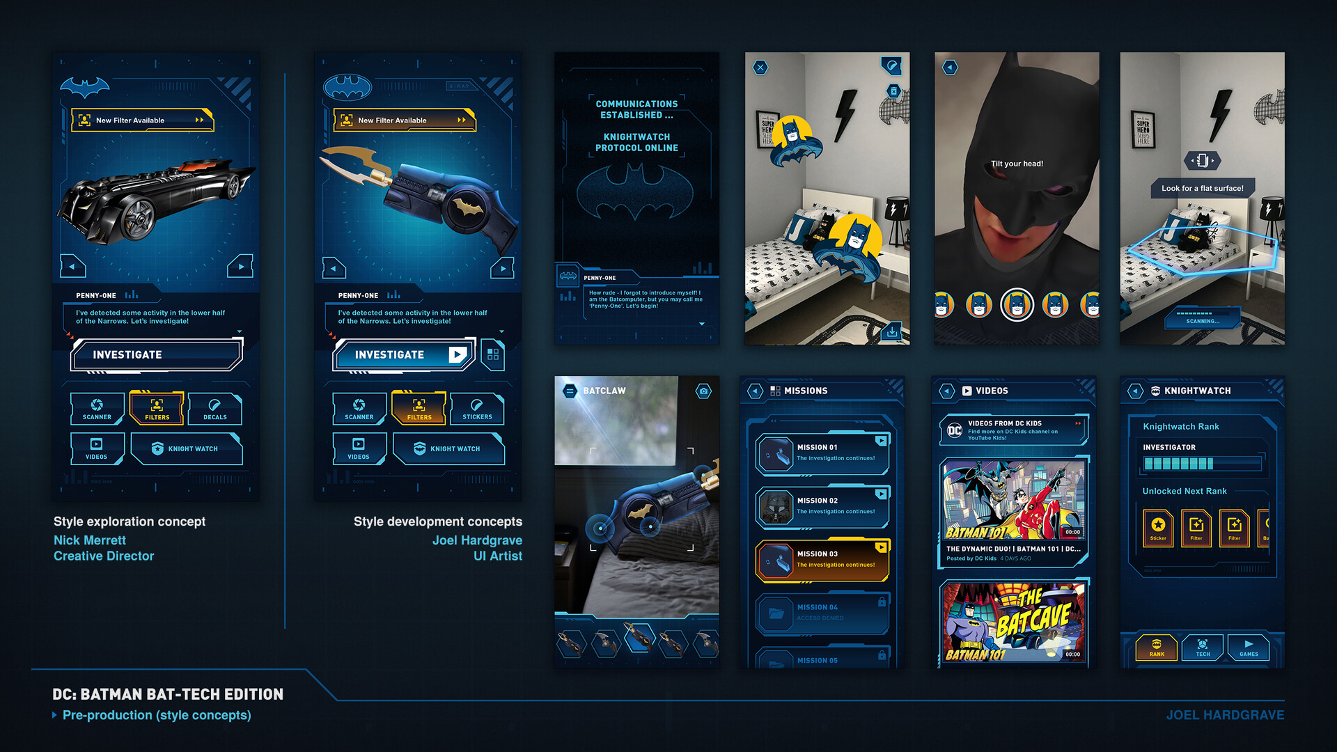 ArtStation - DC: Batman Bat-Tech Edition UI