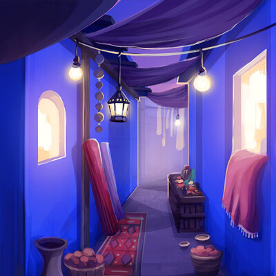 ArtStation - Market Background