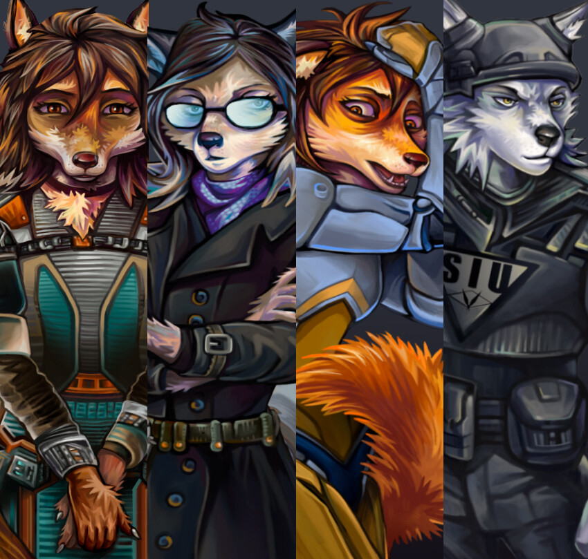 ArtStation - Visual novel characters