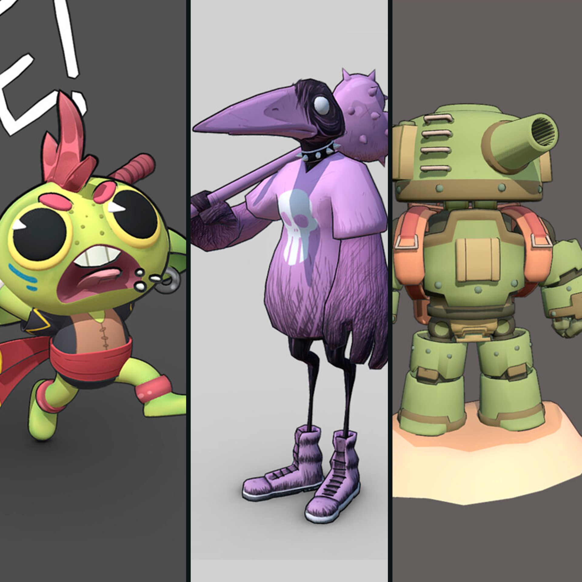 ArtStation - Low Poly Characters