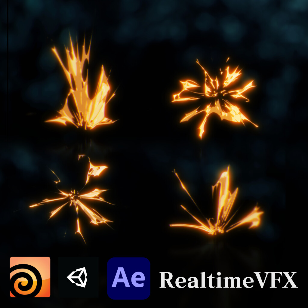 ArtStation - Anime Style NPR effects created in Houdini.