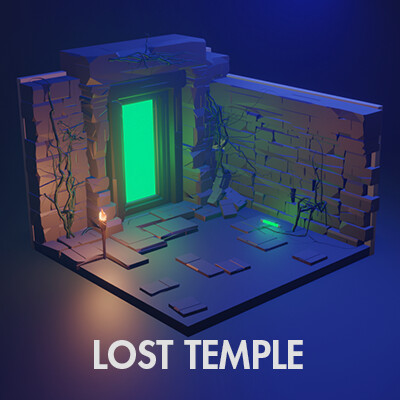 ArtStation - Lost temple