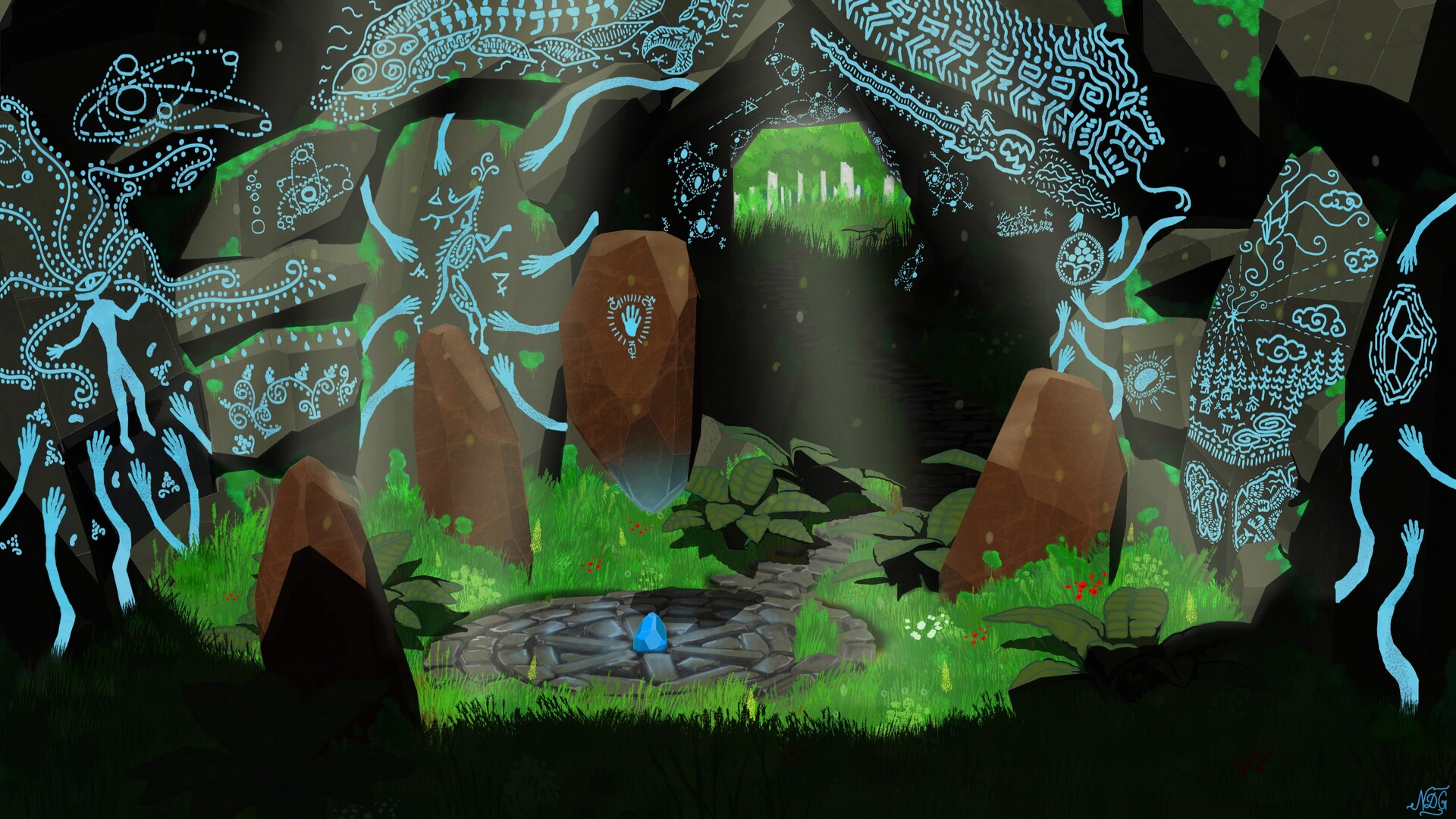 ArtStation - Floating Rocks