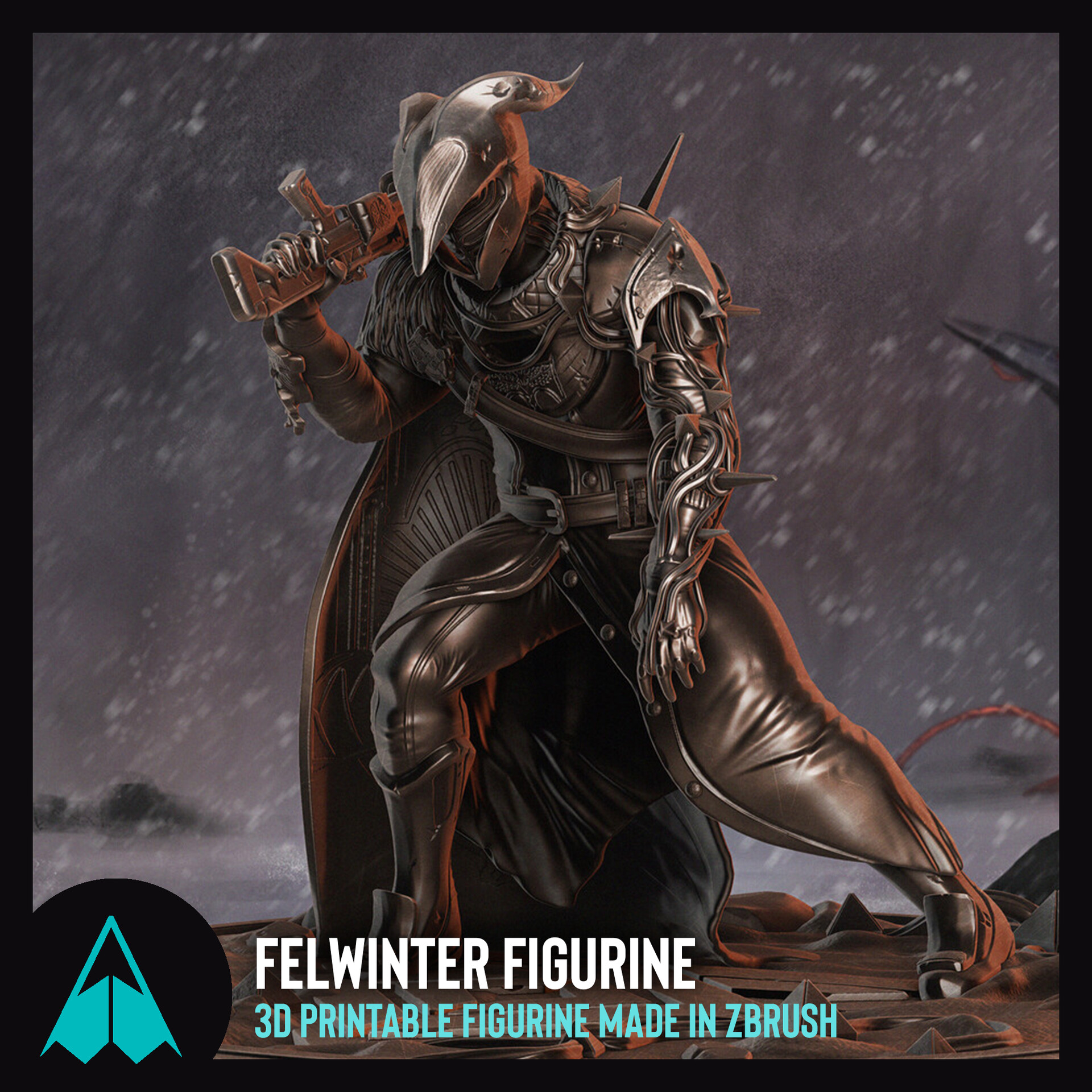 ArtStation - The fall of Felwinter (Destiny Figurine)