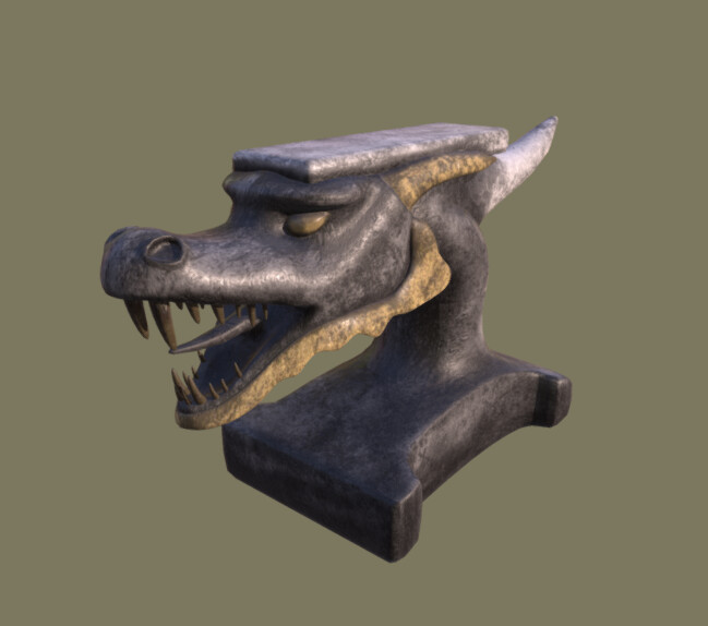 ArtStation - Dragon Forge Anvil