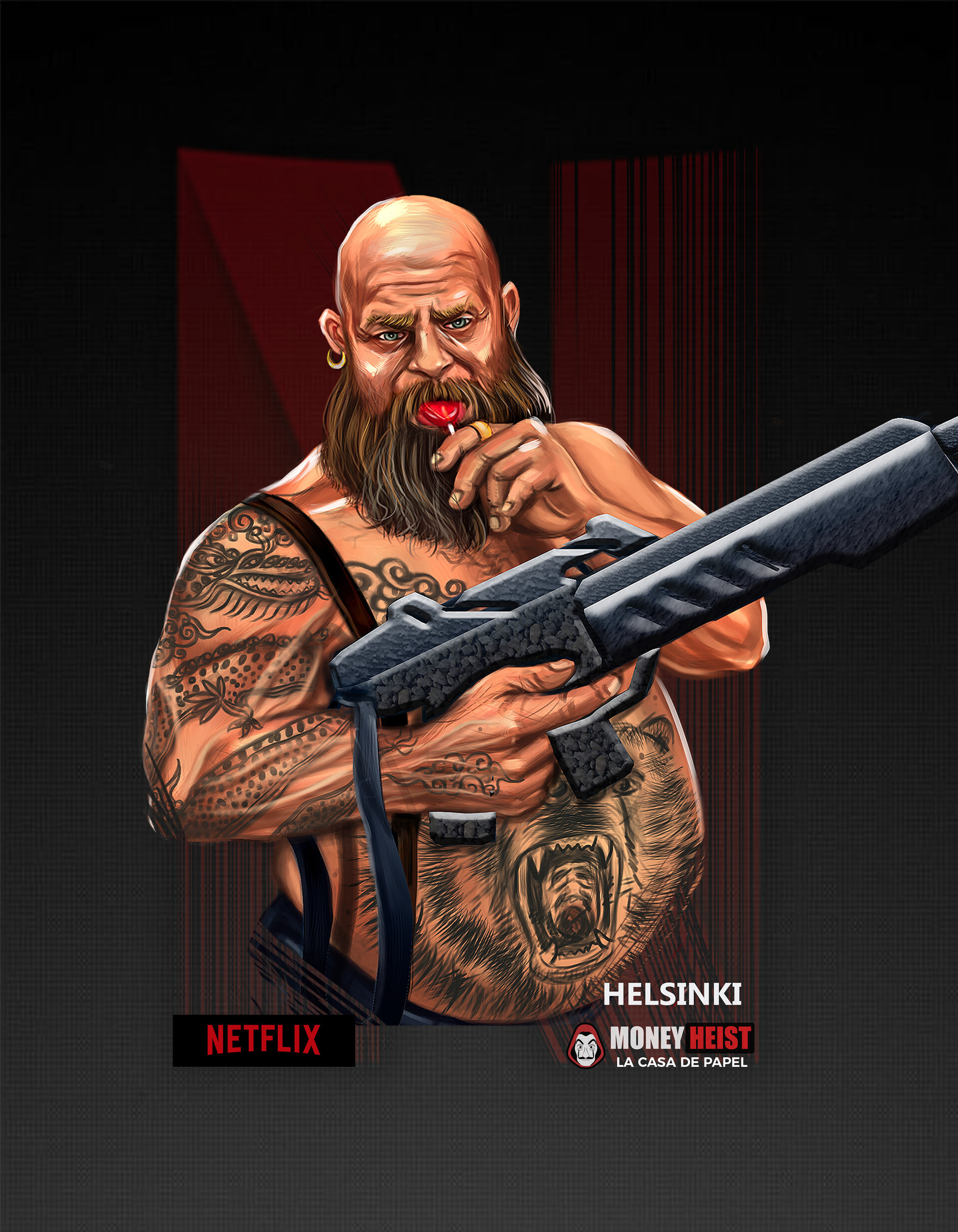 ArtStation - Money Heist - Character Concept Art