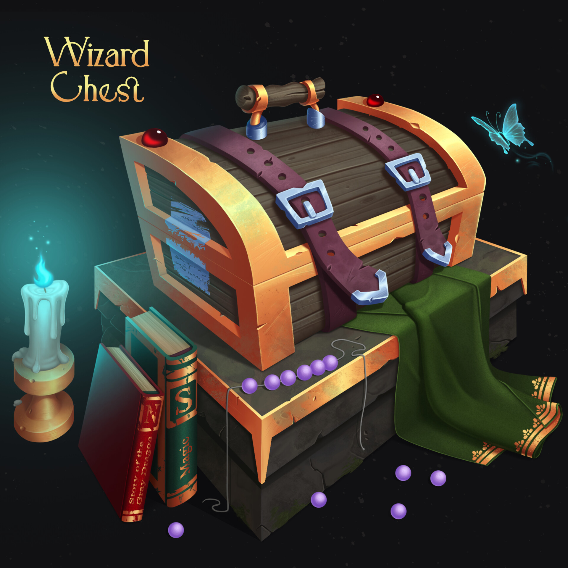 ArtStation - Wizard Chest. Concept art