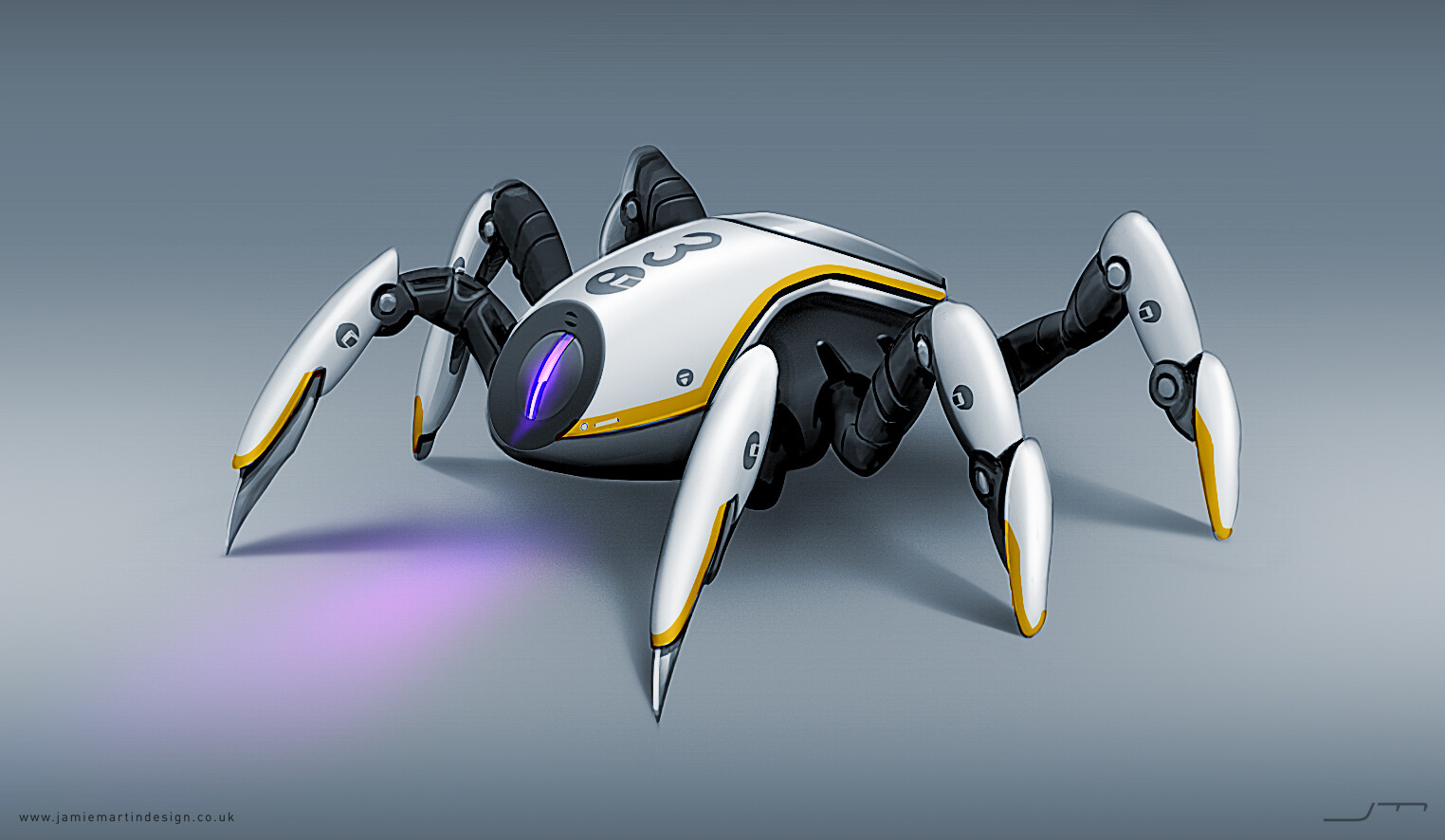 Jamie Martin - Robot Bug 'Scout', character concept art