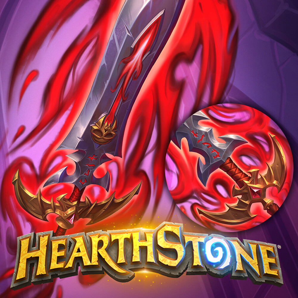 ArtStation - Hearthstone - Remornia, Living Blade