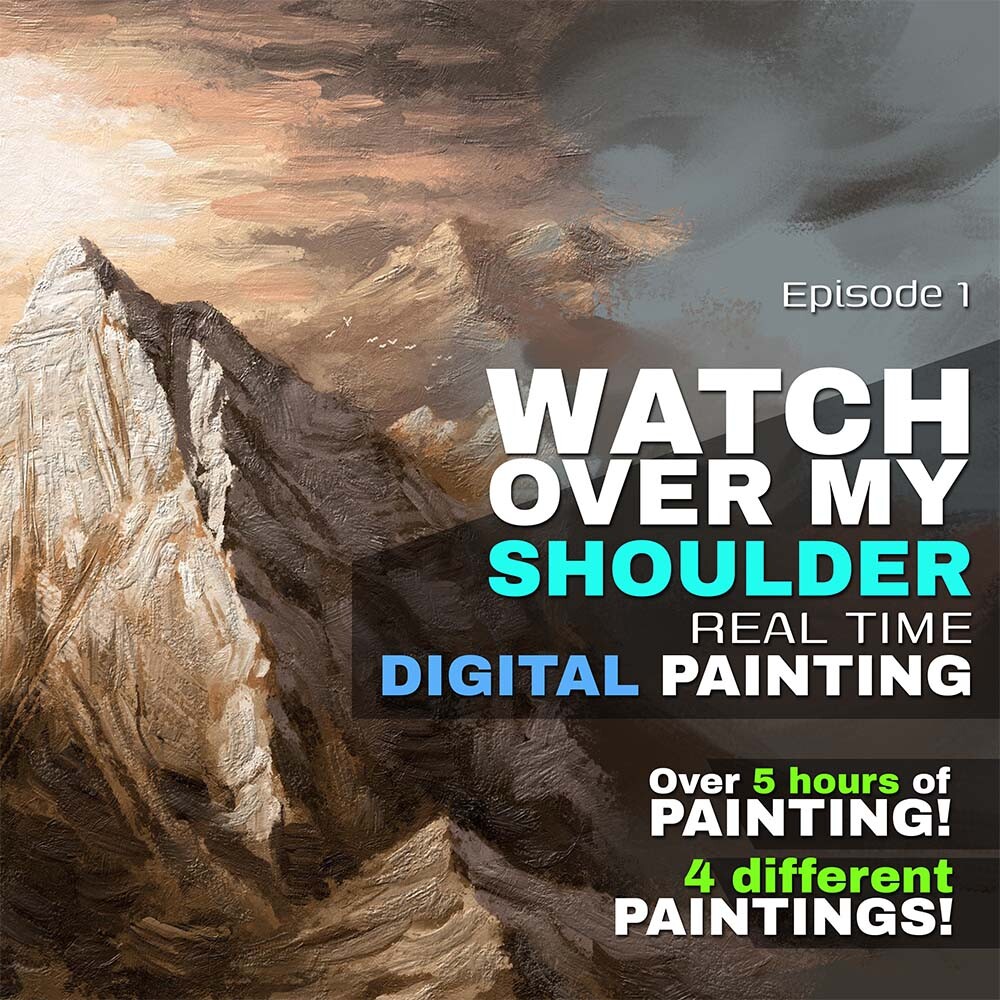 ArtStation - 4 Concept Art Painting Videos in REAL TIME now in my STORE!