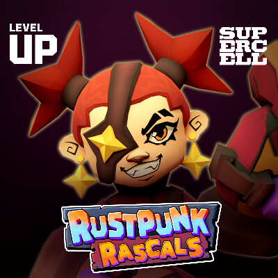 ArtStation - Rustpunk Rascals Player Character - Supercell's Level Up