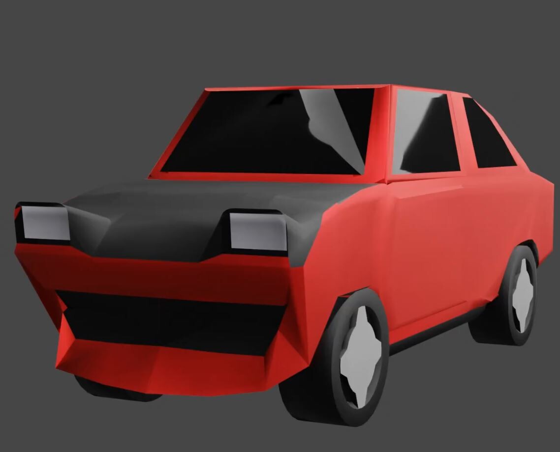 ArtStation - Simple Lo-Poly Car