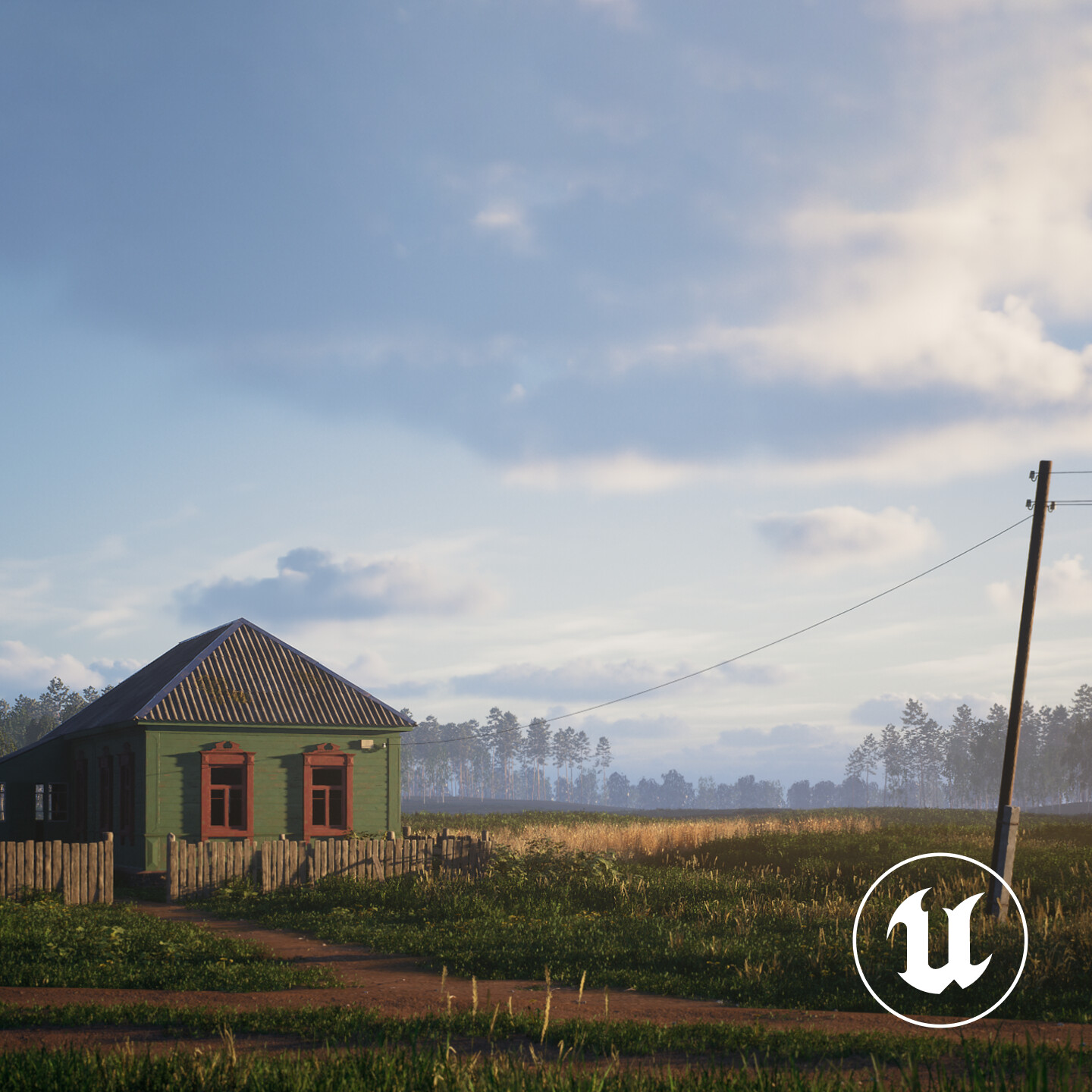 ArtStation - Rural hut