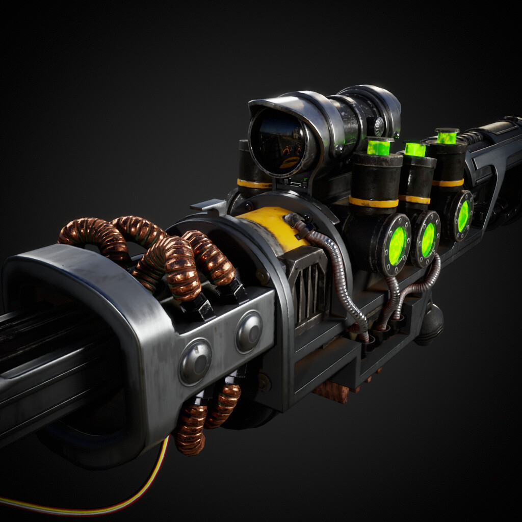 ArtStation - Fallout Plasma Rifle