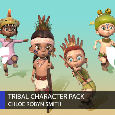 ArtStation - CHLOE ROBYN SMITH | TRIBAL CHARACTER PACK