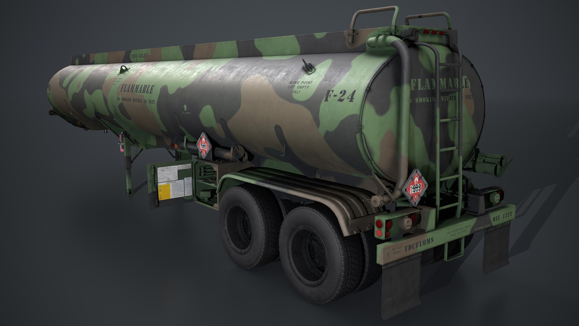 ArtStation - M1062 Semi-Trailer (Big Bertha)
