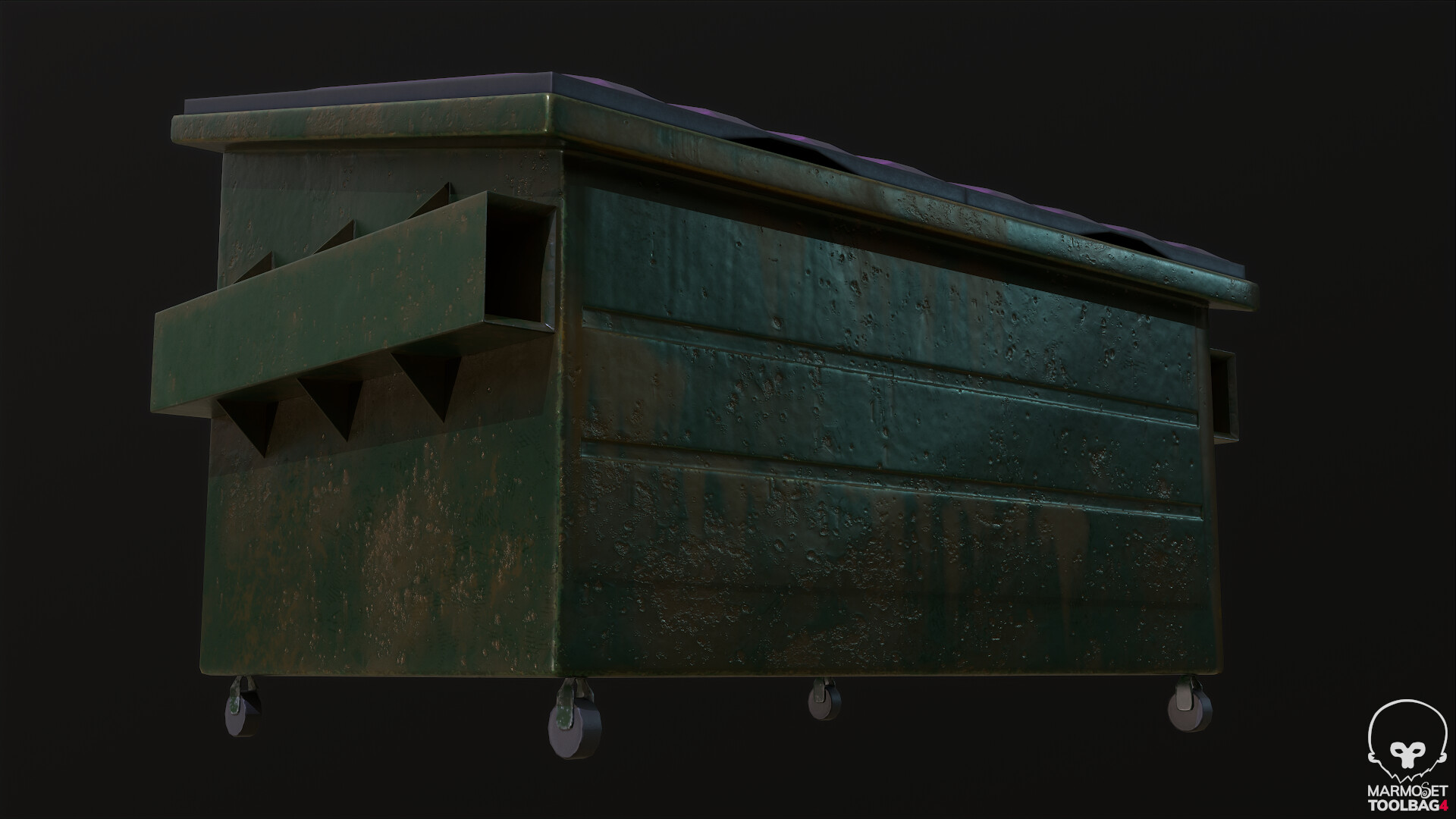 ArtStation - Garbage Bin Environment Asset