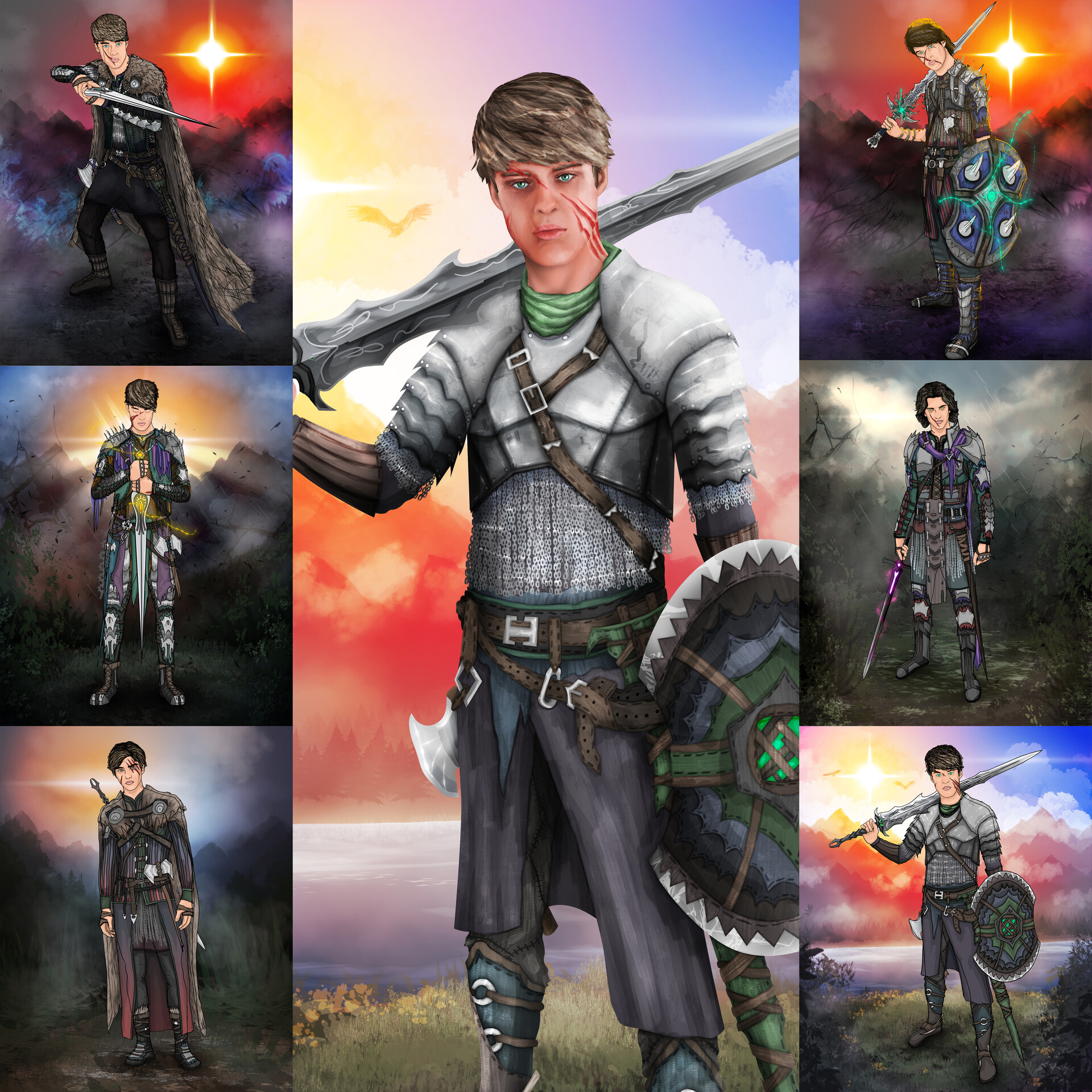 ArtStation - JAX ODINSON | ENTIRE DESIGN PROCESS