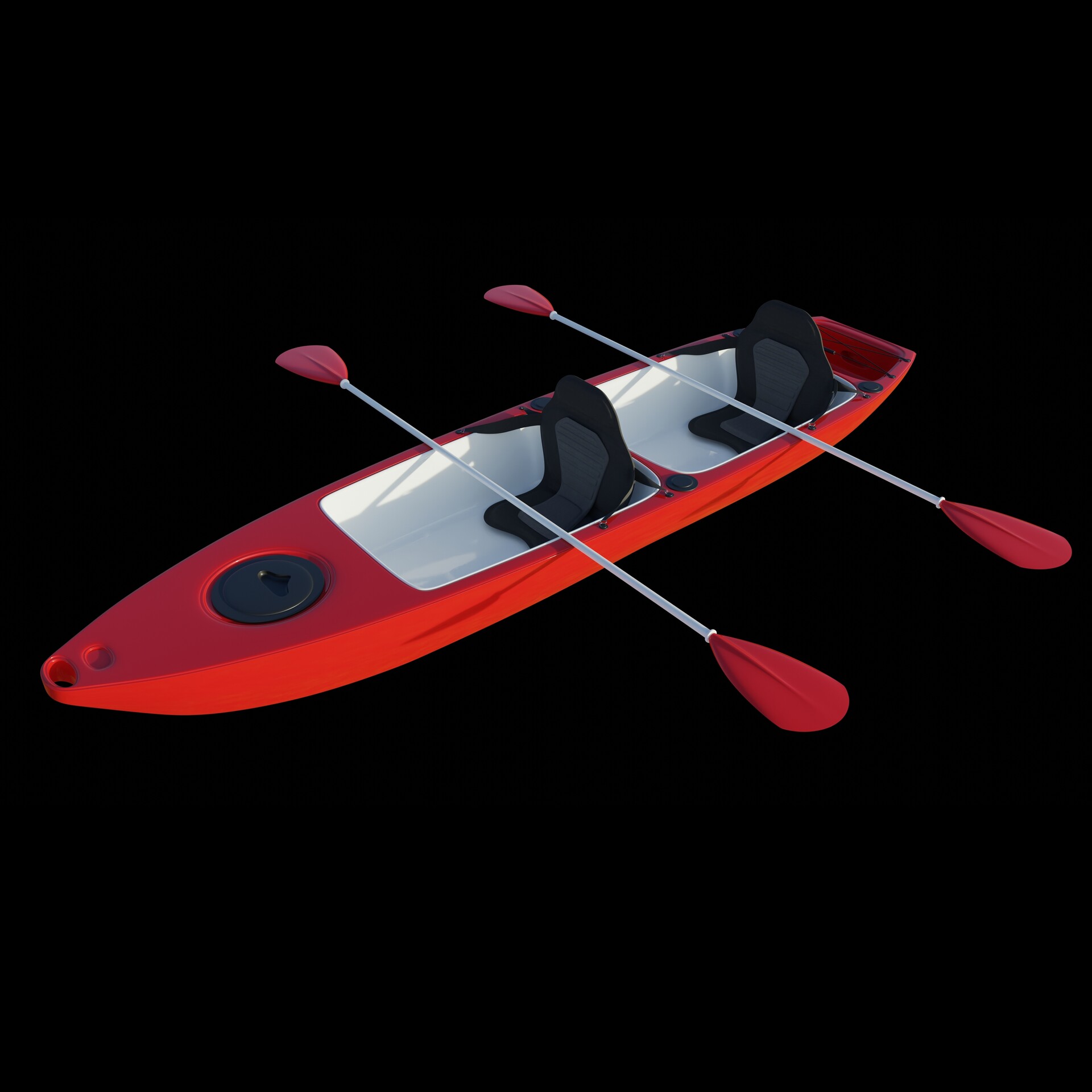ArtStation - Canoe SubD Modeling PBR - Film Ready