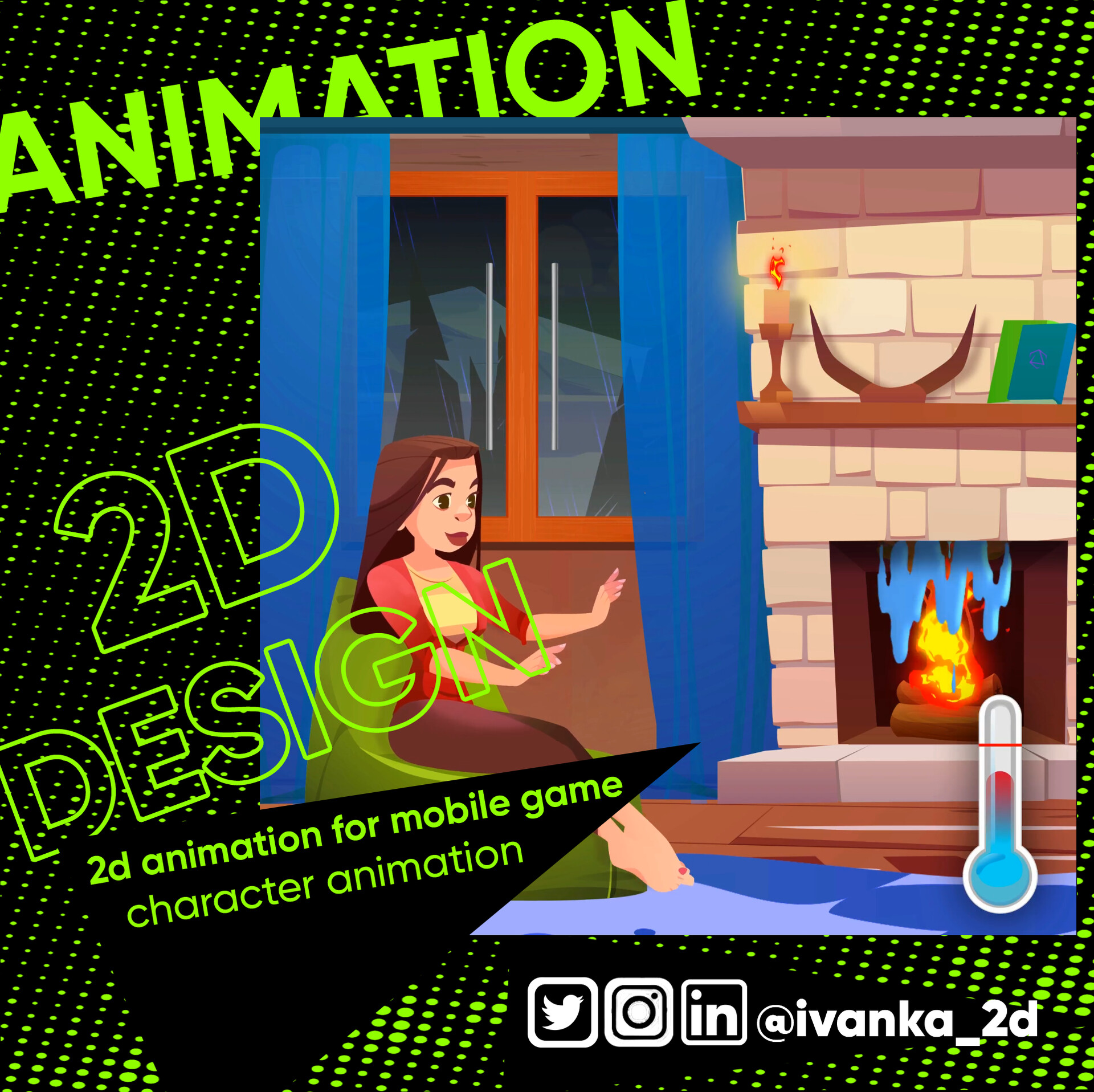 ivanka_2d - 2D Motion design