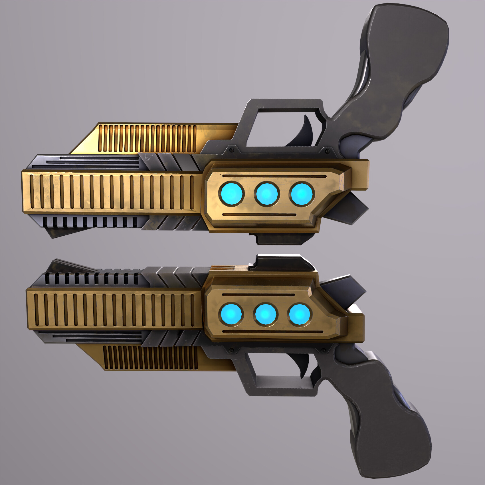 ArtStation - Sci-fi Gun (Stylized, Valorant style)