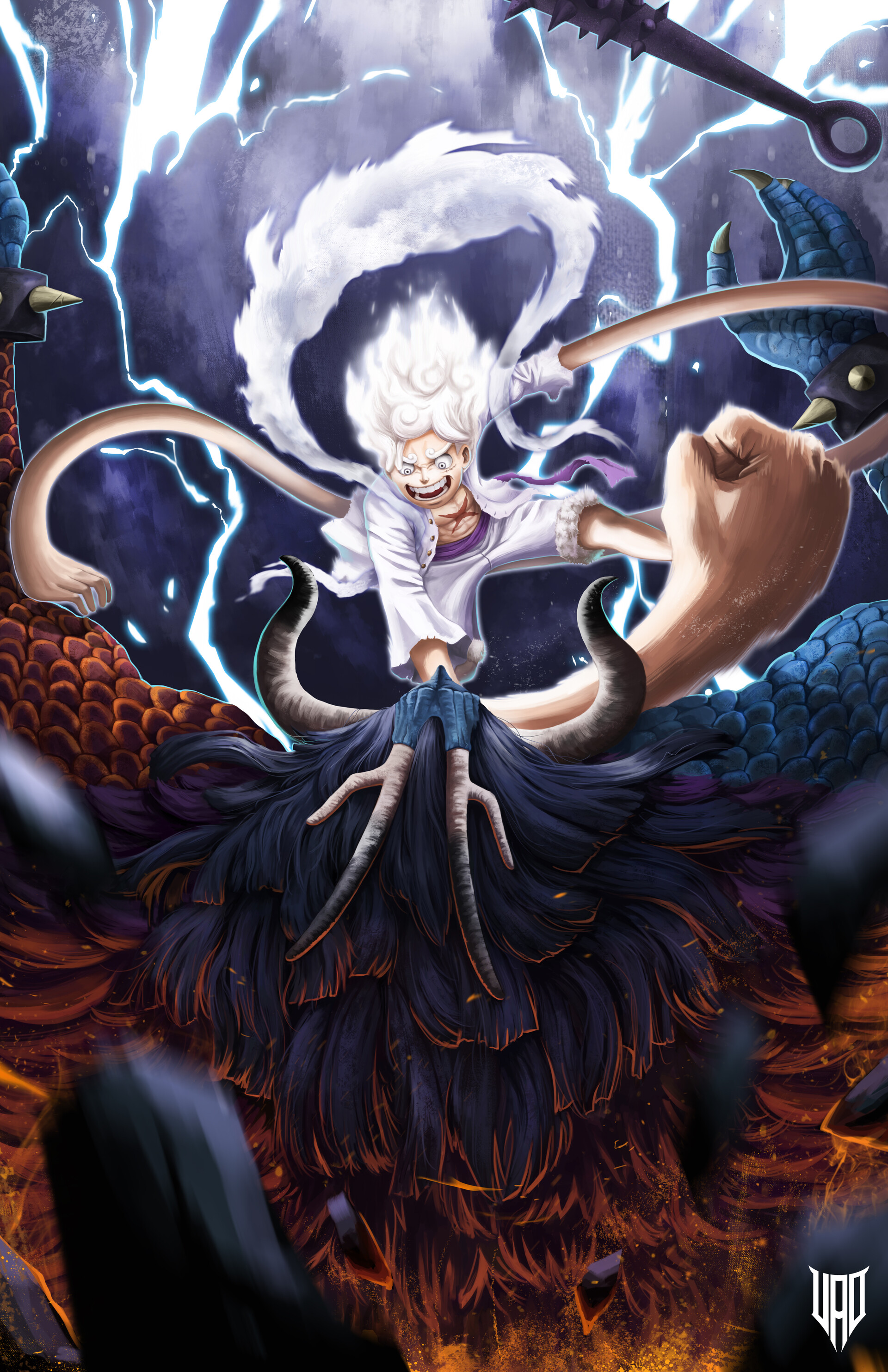 ArtStation - Future Pirate King Monkey D. Luffy