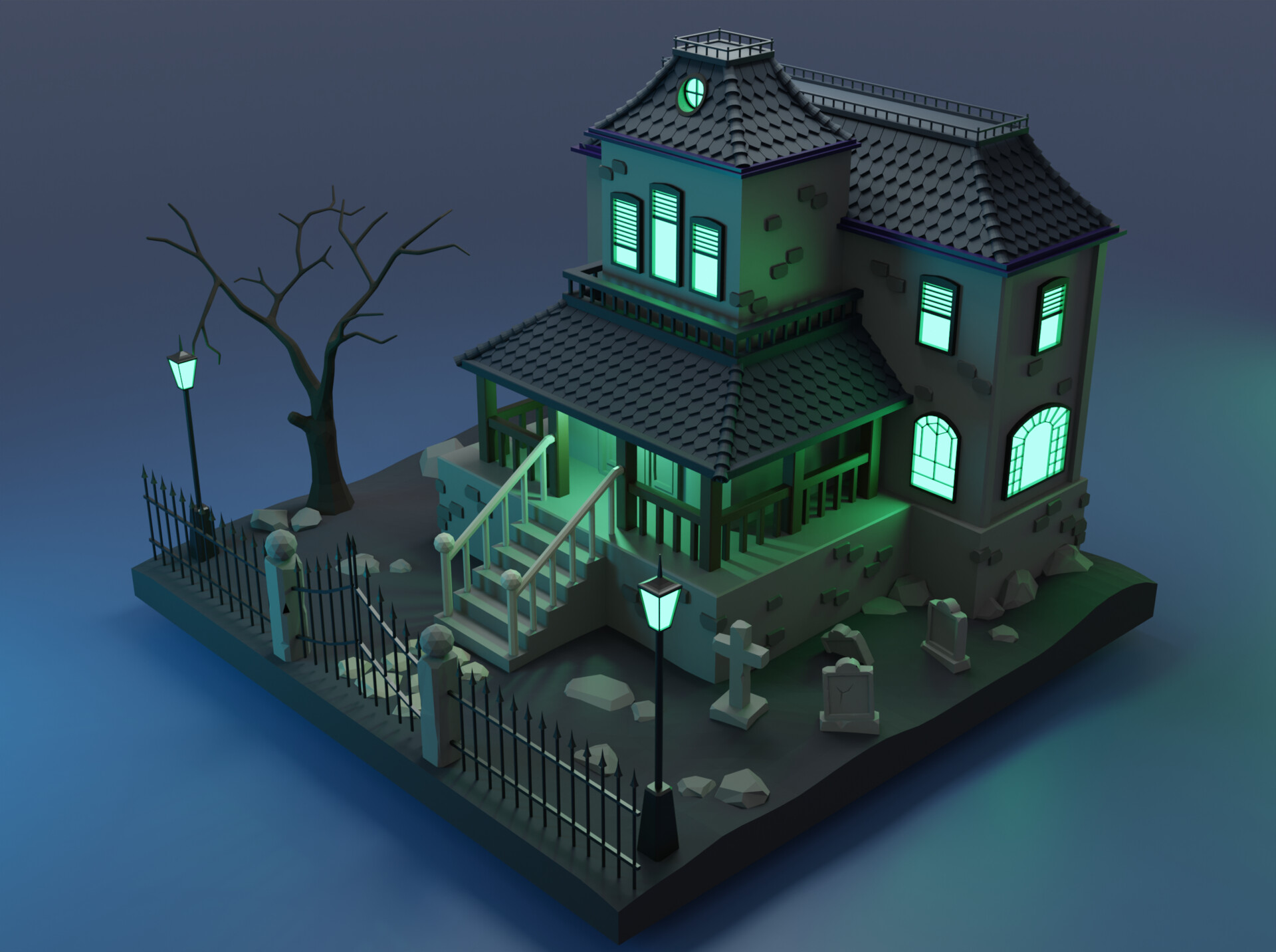 ArtStation - Maleficent house