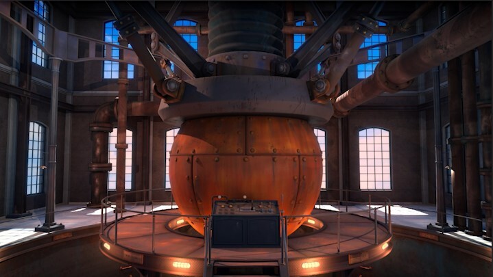 ArtStation - Rig of the Cloud Machine from short film 'Synef'