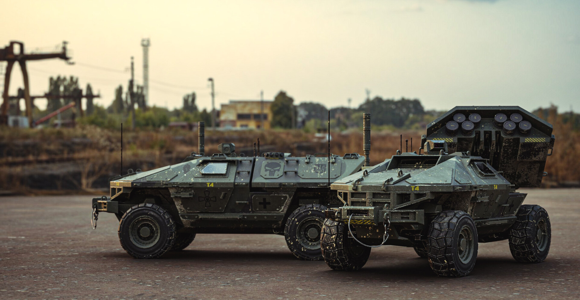 ArtStation - MLRS LMARS (light mobility artillery rocket system) “GILA ...