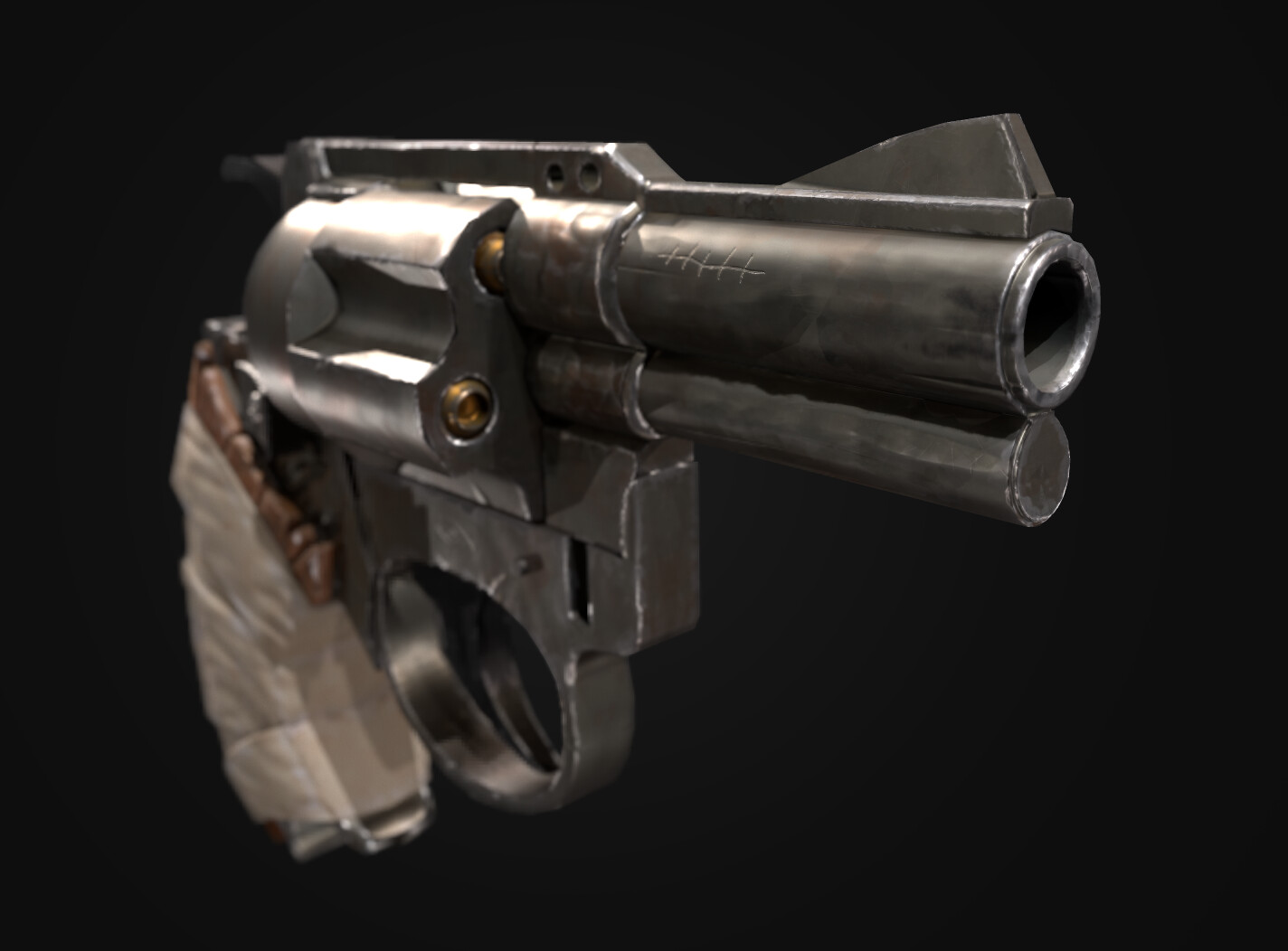 ArtStation - .38 Gun