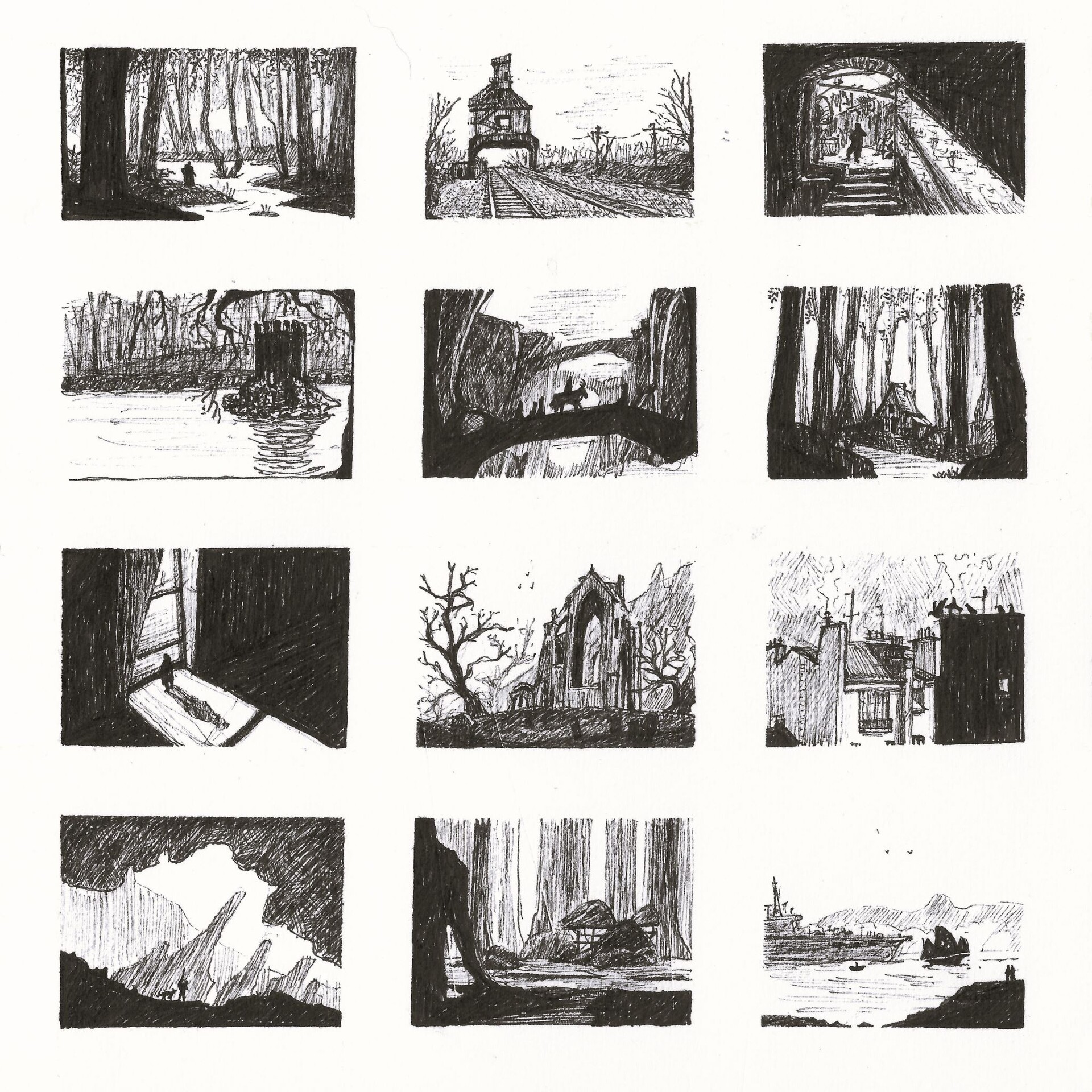 ArtStation - environment studies