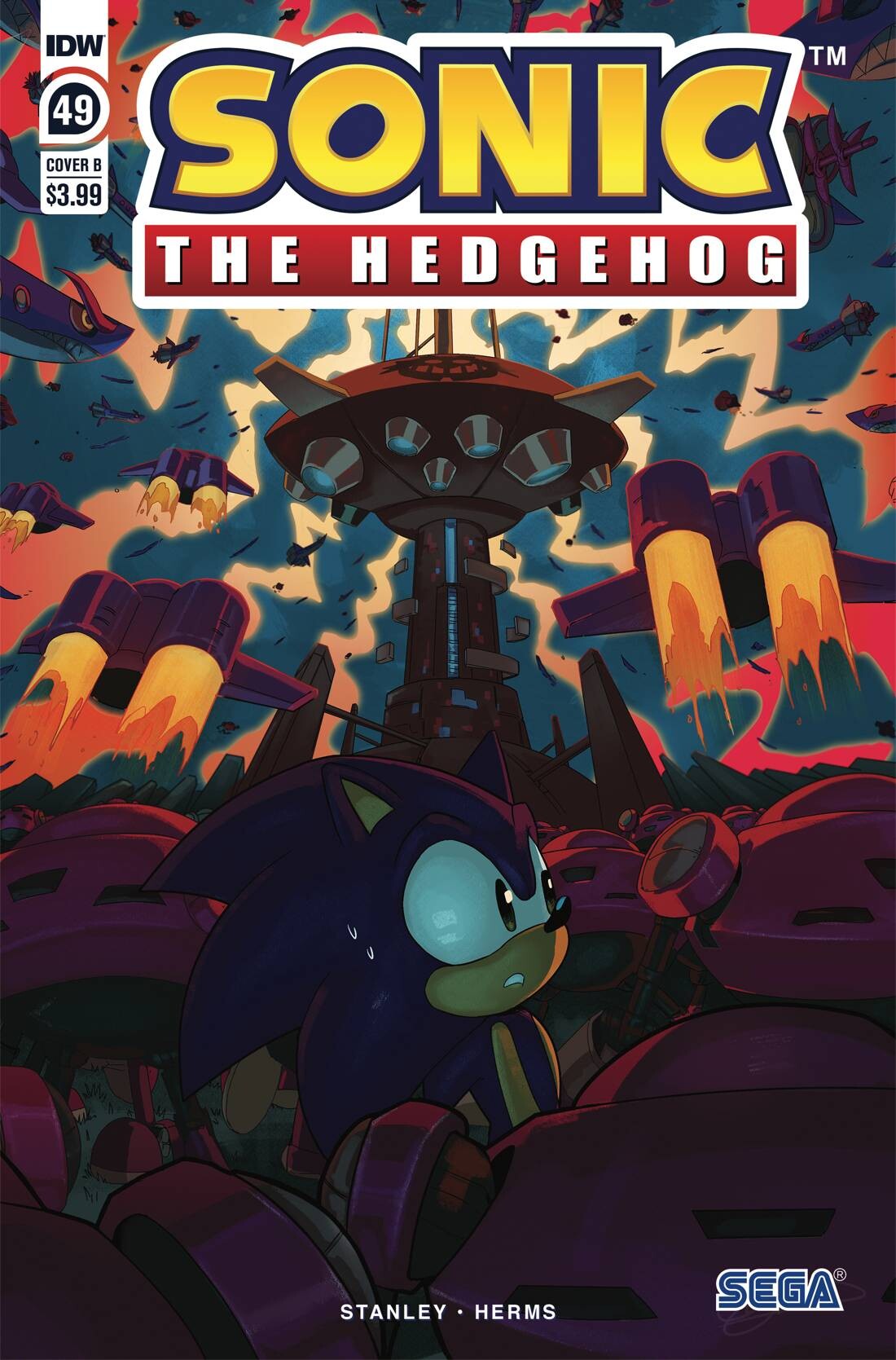 ArtStation - IDW SONIC THE HEDGEHOG cover